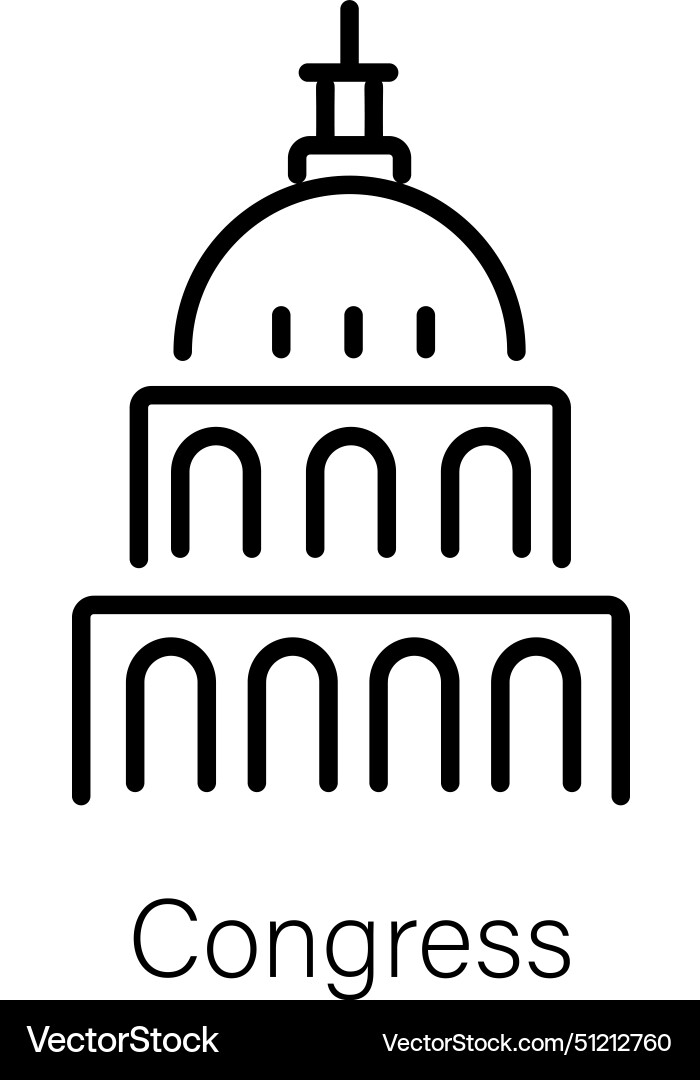 Congress Royalty Free Vector Image - VectorStock