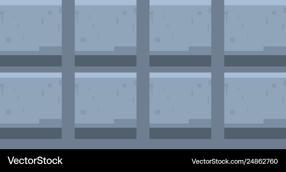 Pixel video game wall steel Royalty Free Vector Image