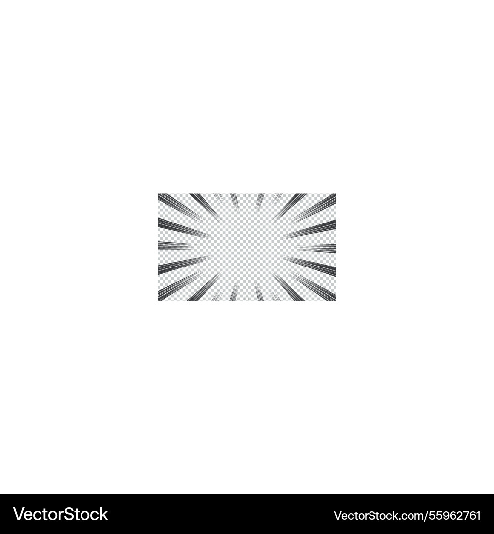 Black and white contrast background of rays Vector Image