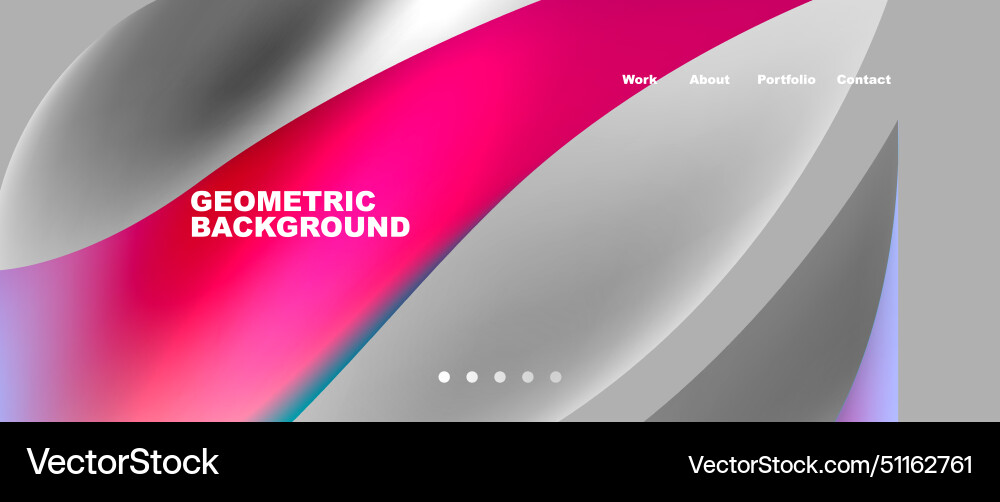 Geometric background with red white and blue Vector Image
