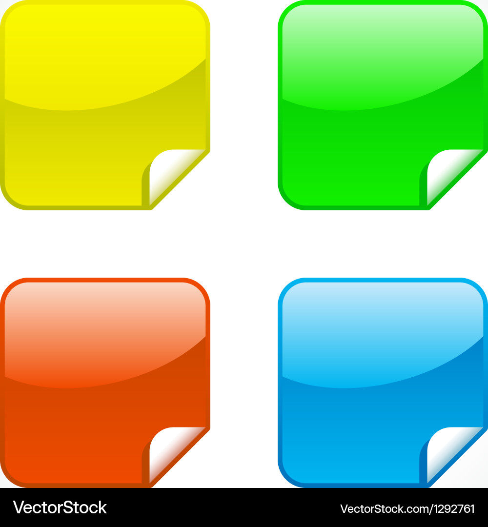 Glossy icon Royalty Free Vector Image - VectorStock