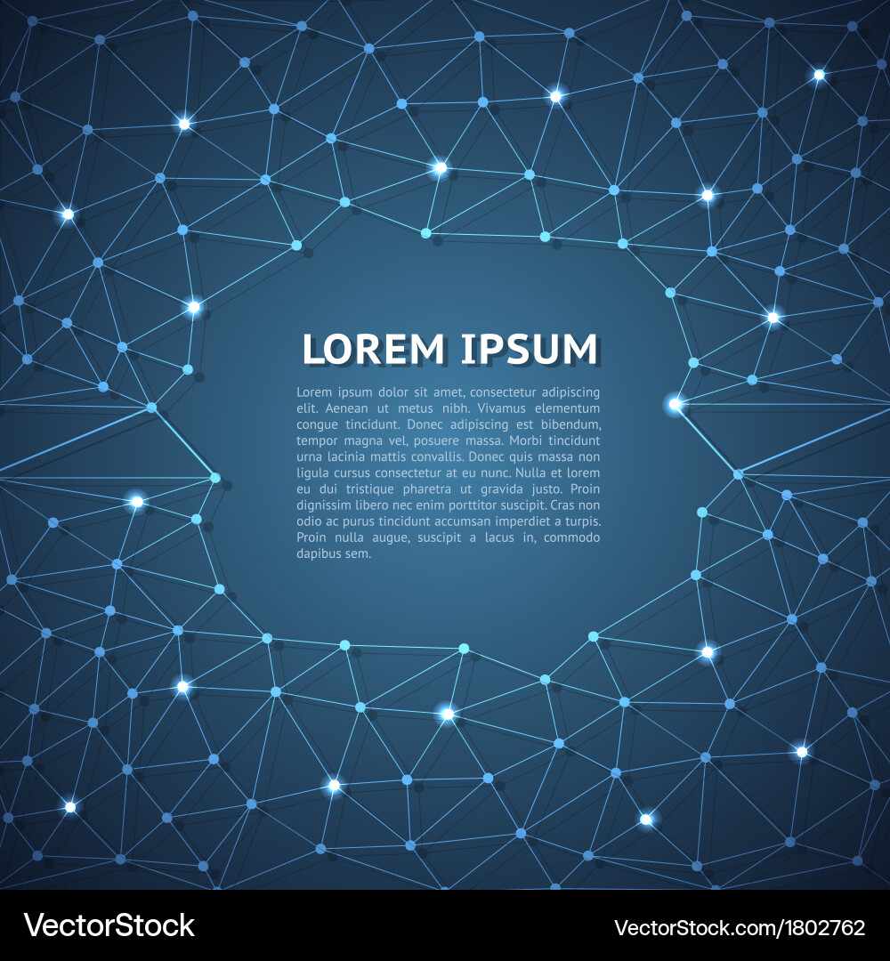 Network cover template Royalty Free Vector Image