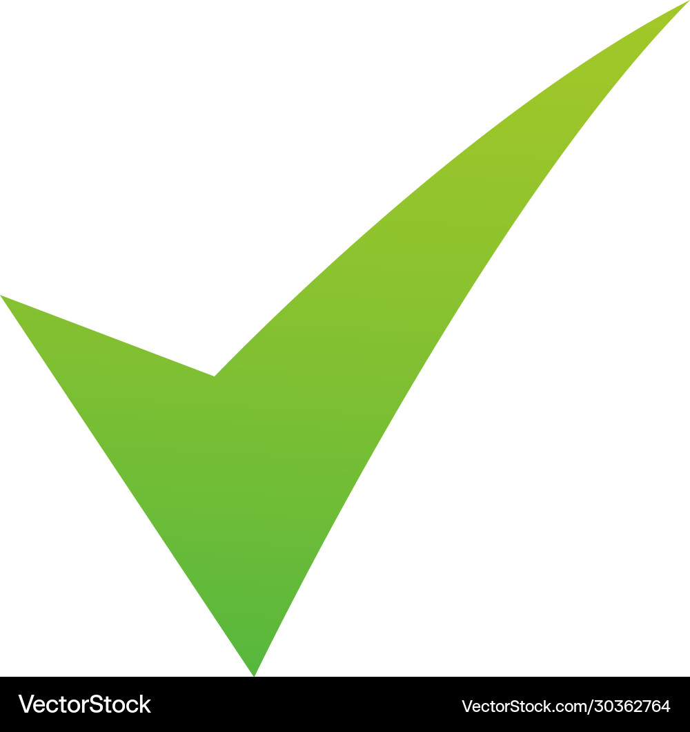 Green check mark icons checklist icon stock Vector Image