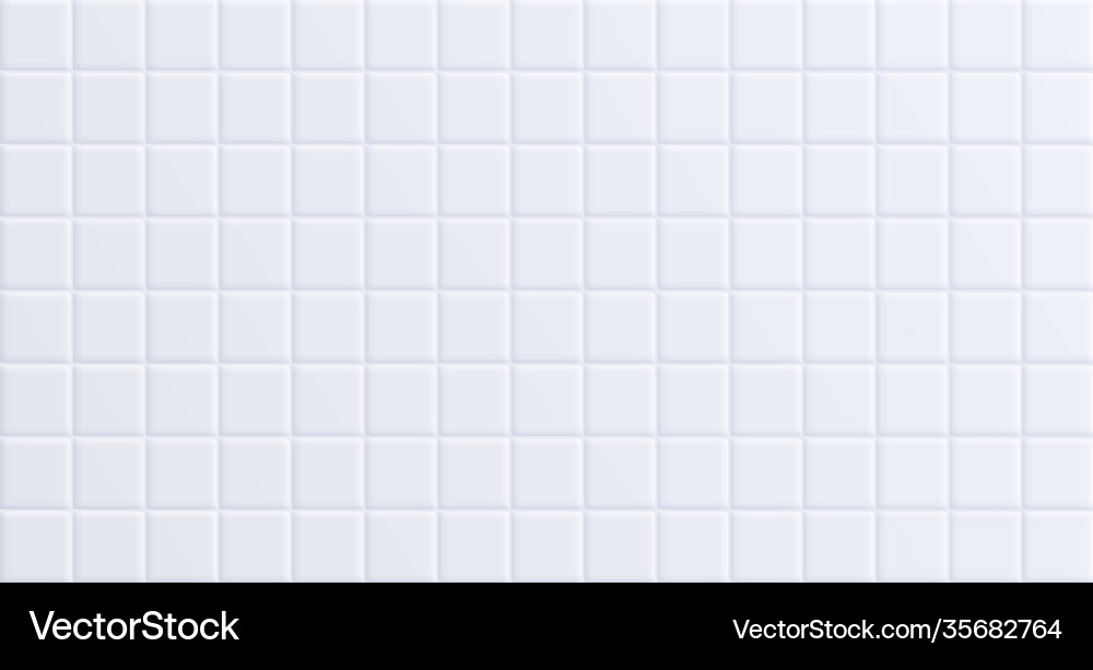 White bathroom tile clean ceramic wall surface Vector Image