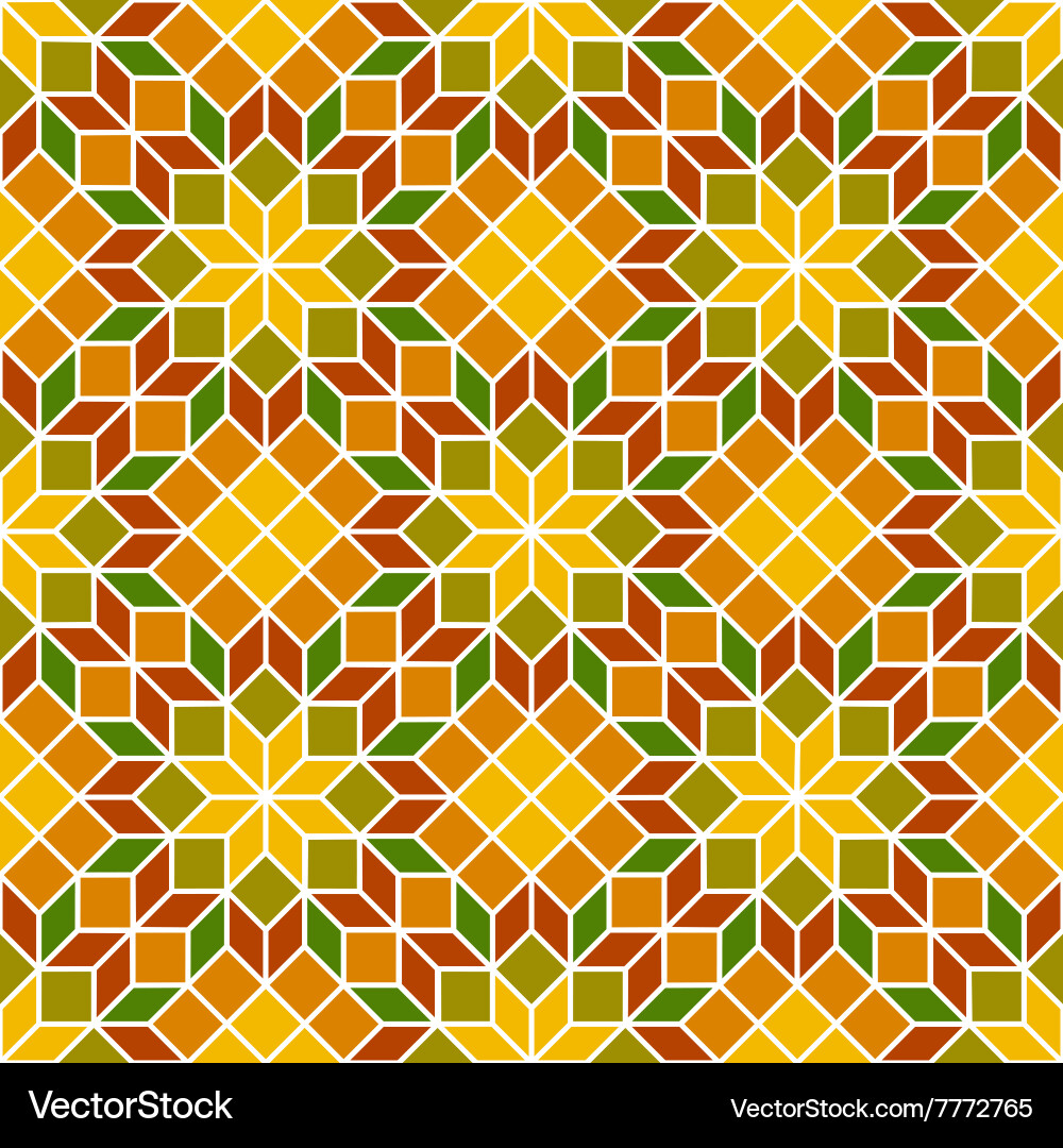 Moroccan zellige seamless Royalty Free Vector Image