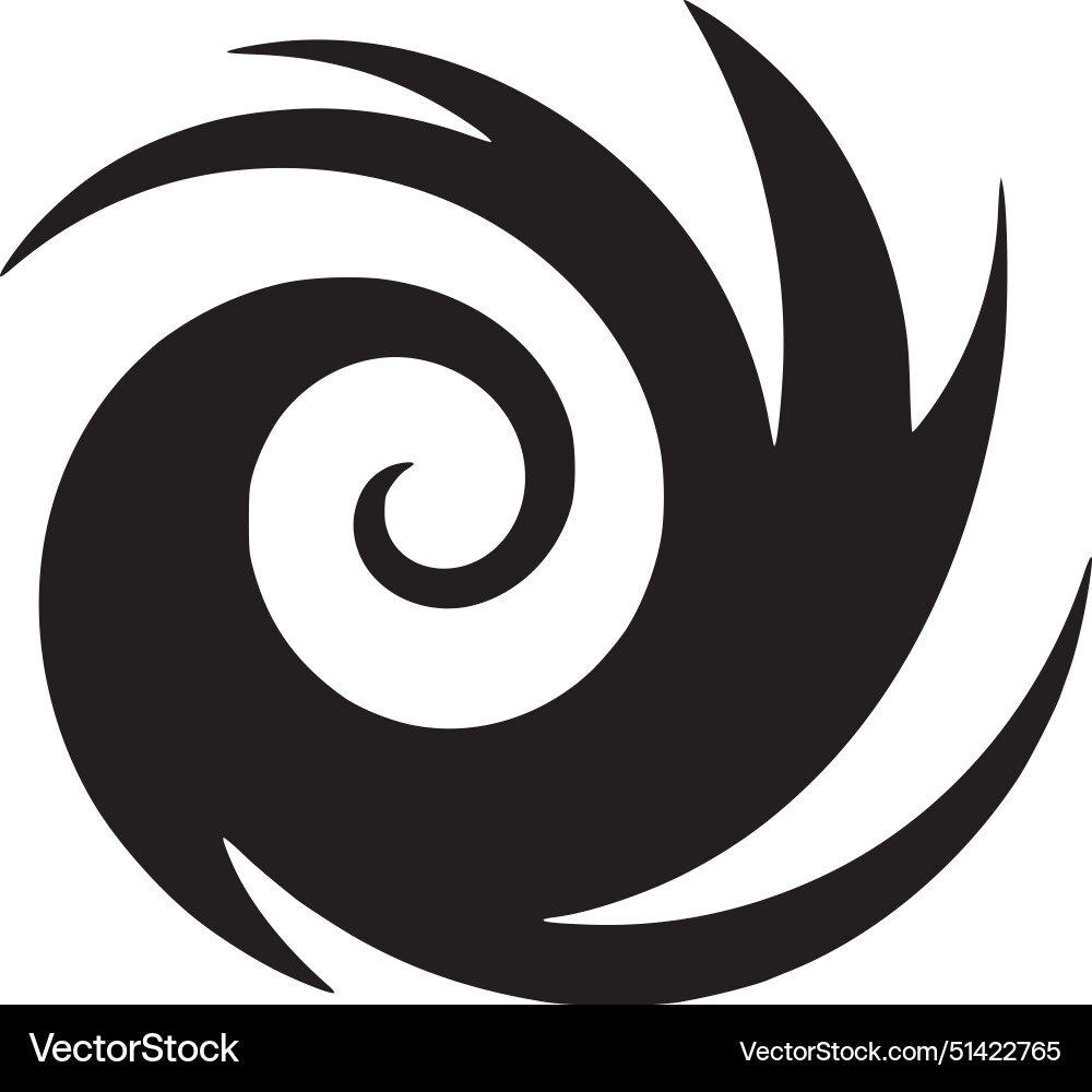 Scroll paper - minimalist and simple silhouette Vector Image