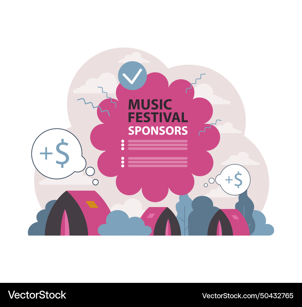 Securing exclusive rights flat Royalty Free Vector Image