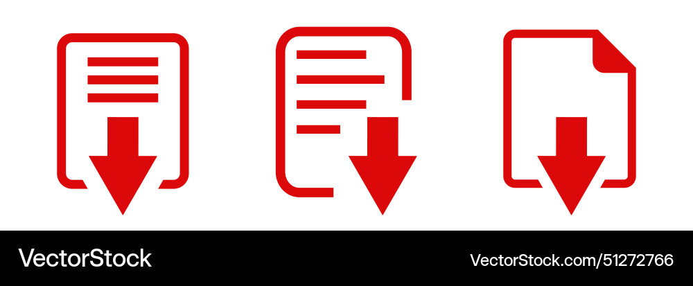 Download document icon file symbol Royalty Free Vector Image