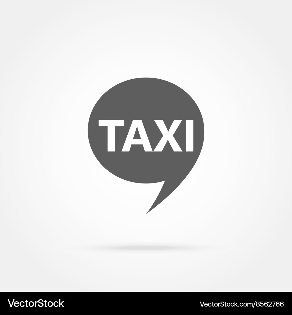 Taxi call icon Royalty Free Vector Image - VectorStock