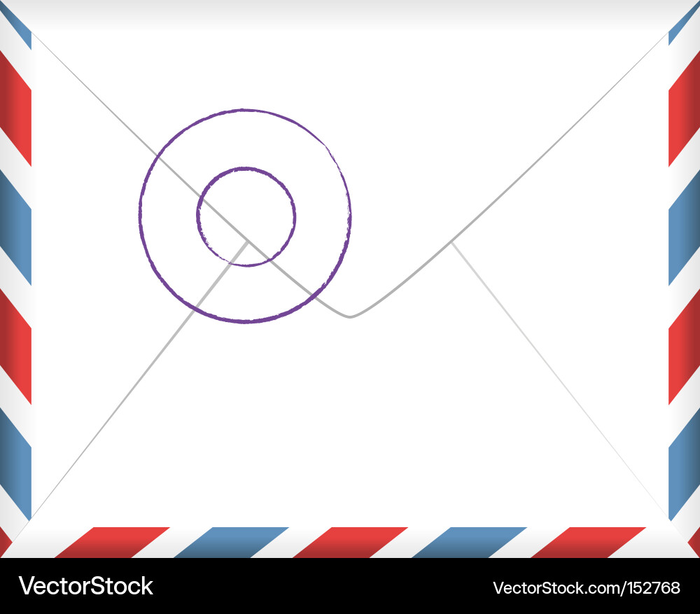 Airmail Royalty Free Vector Image - VectorStock