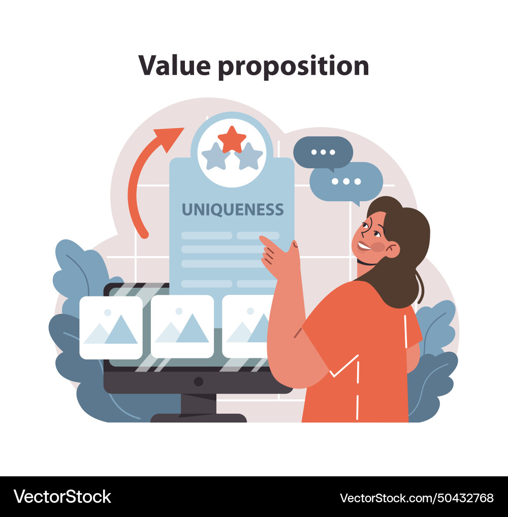 Market penetration concept flat Royalty Free Vector Image