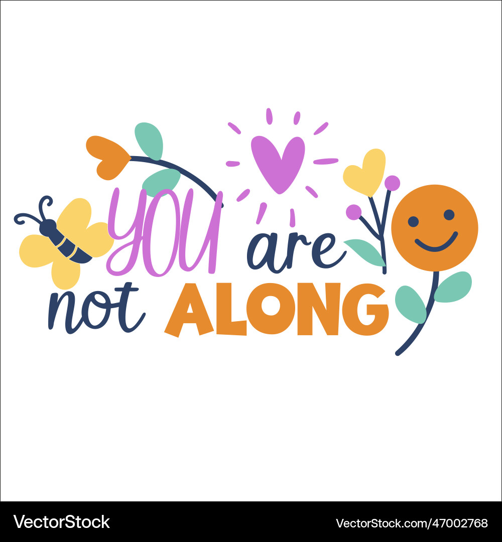 Mental health hand written lettering Royalty Free Vector