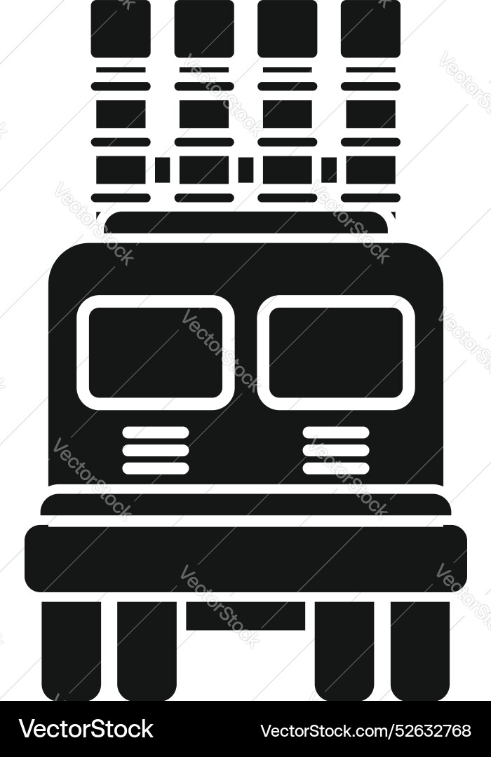 Military rocket launcher system transporting Vector Image