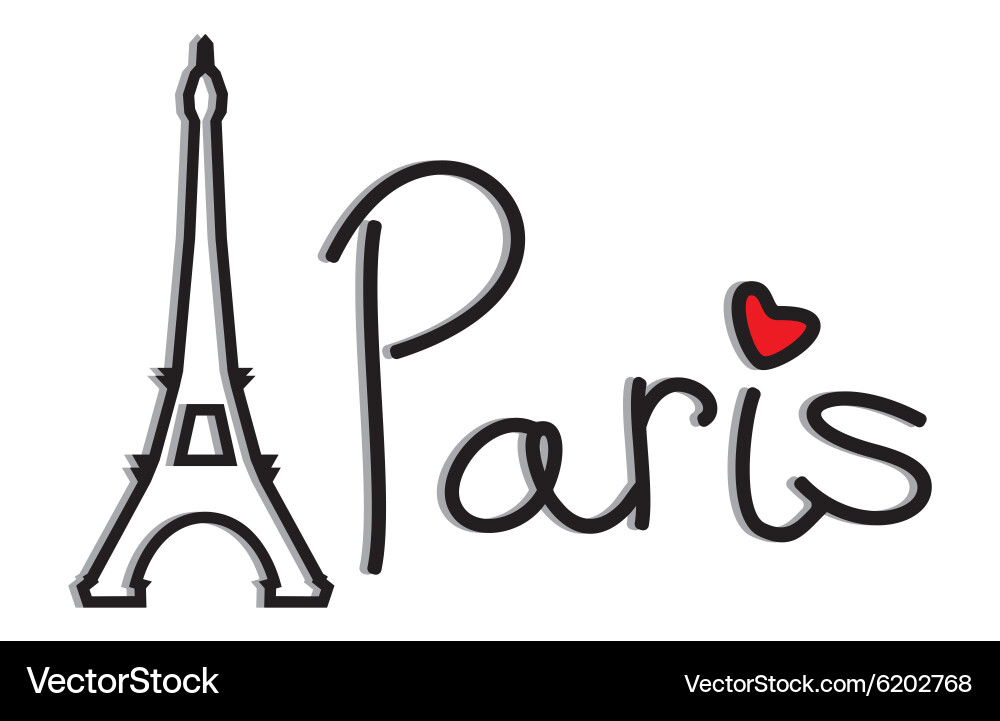 Paris Royalty Free Vector Image - VectorStock
