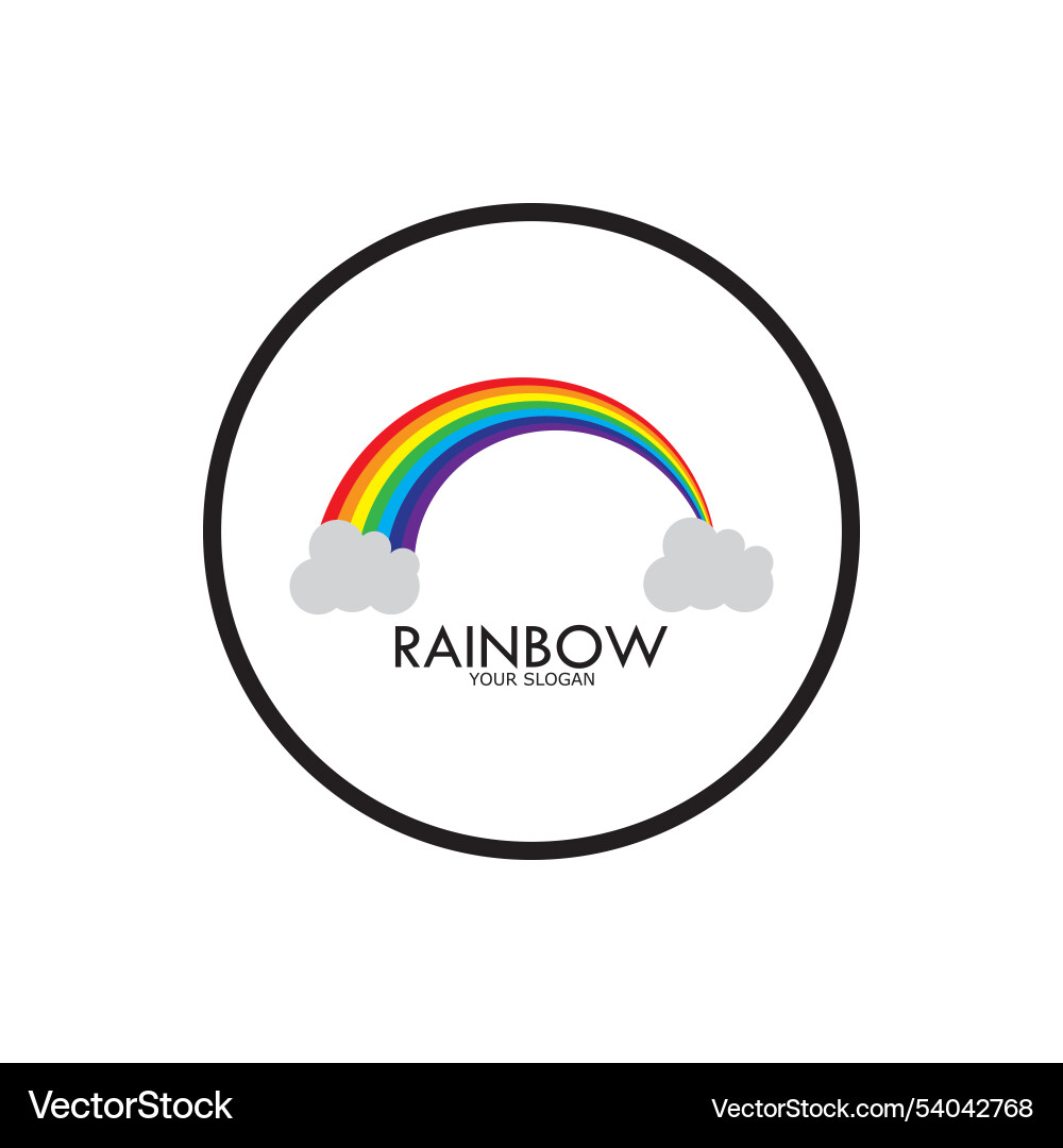 Rainbow icon Royalty Free Vector Image - VectorStock