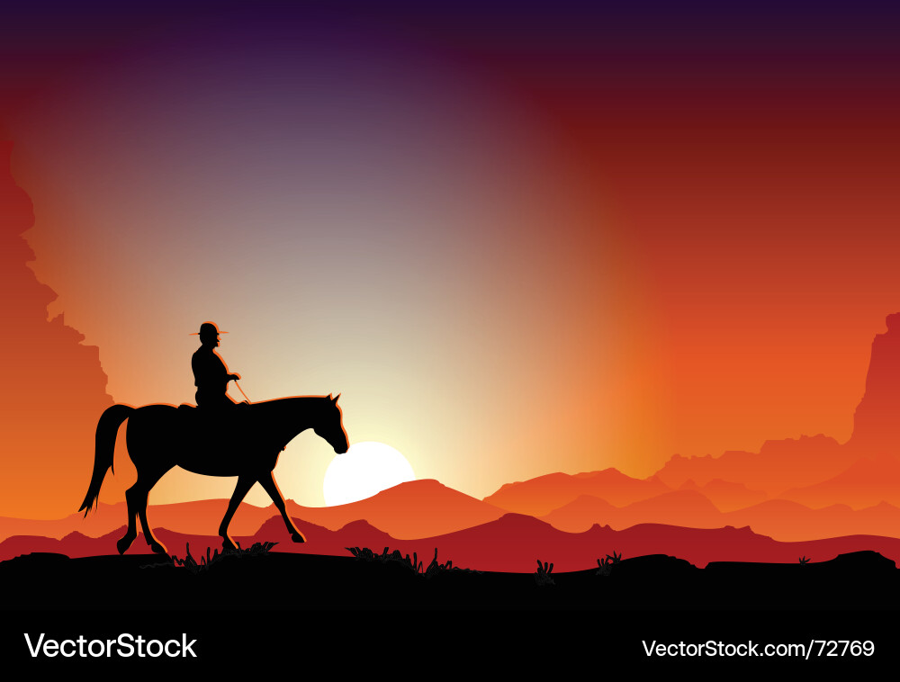 Cowboy Royalty Free Vector Image - VectorStock