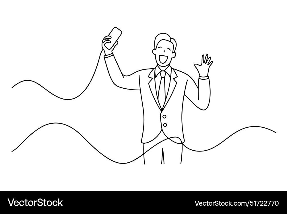 Continuous line art or one random Royalty Free Vector Image