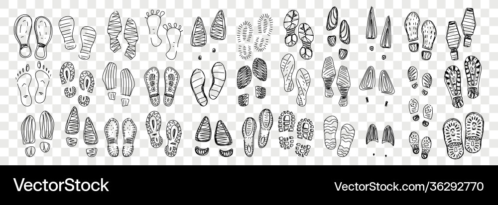 Chalk Footprints Vector Images (über 150)