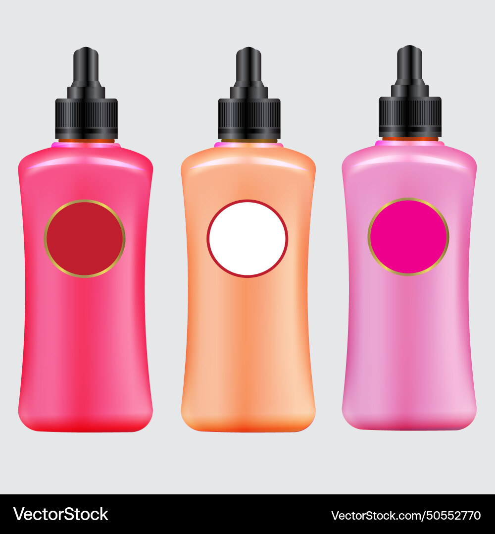 Hair care cosmetics Royalty Free Vector Image - VectorStock