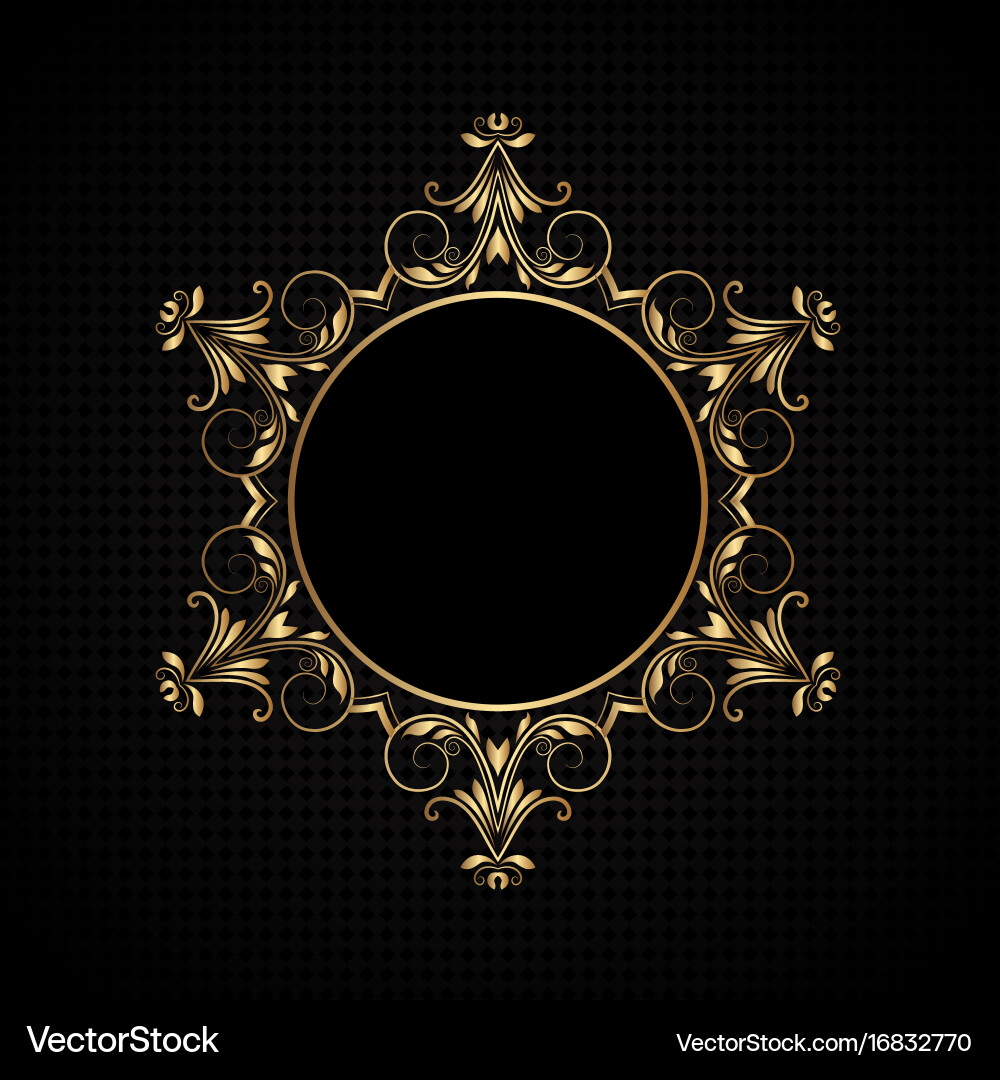 Luxury frame background Royalty Free Vector Image