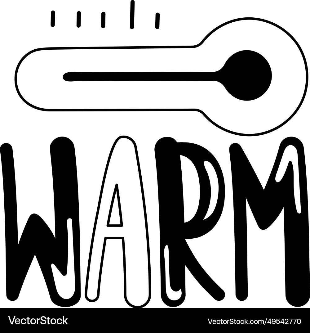 Warm Royalty Free Vector Image - VectorStock