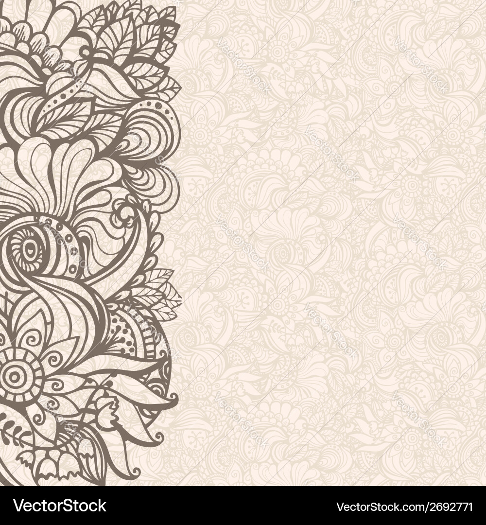 Floral Border Element Royalty Free Vector Image