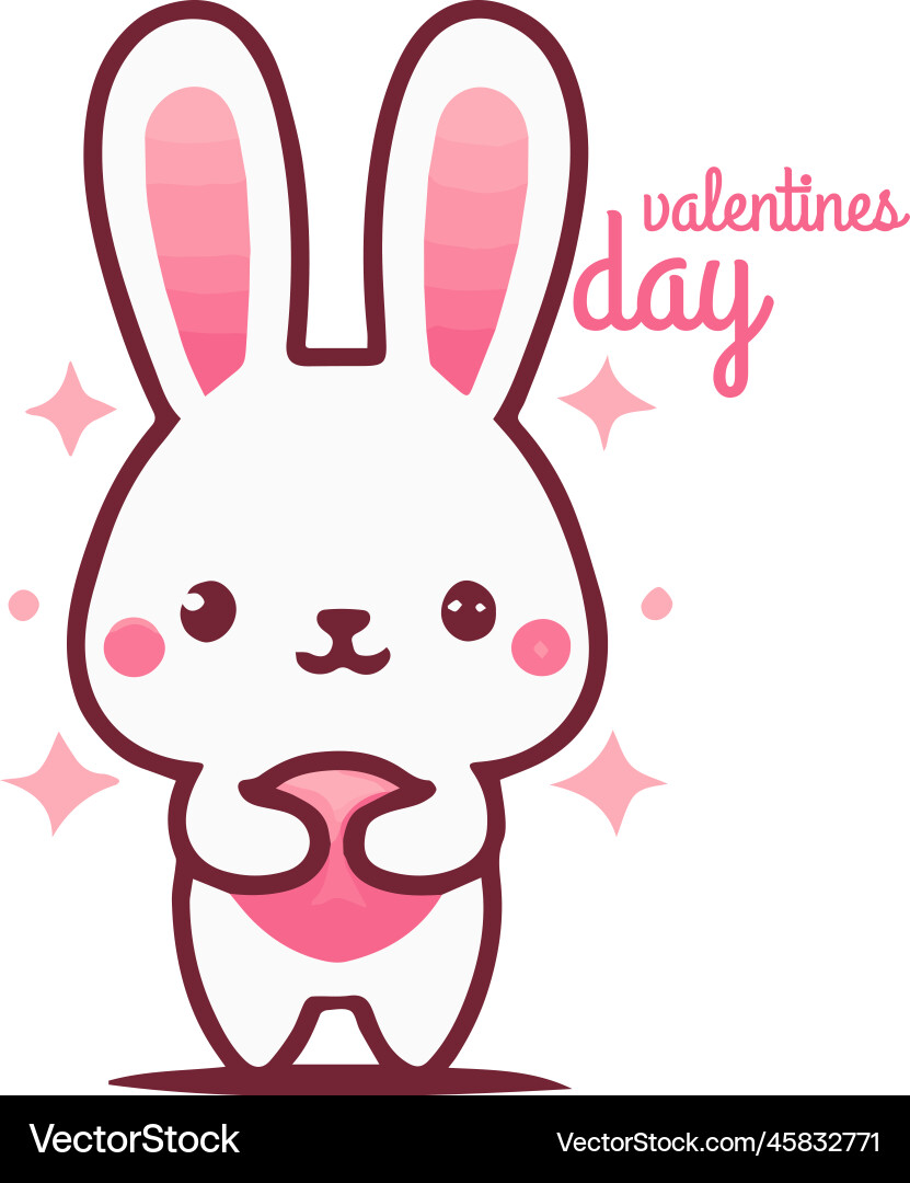 Rabbit-b Royalty Free Vector Image - VectorStock