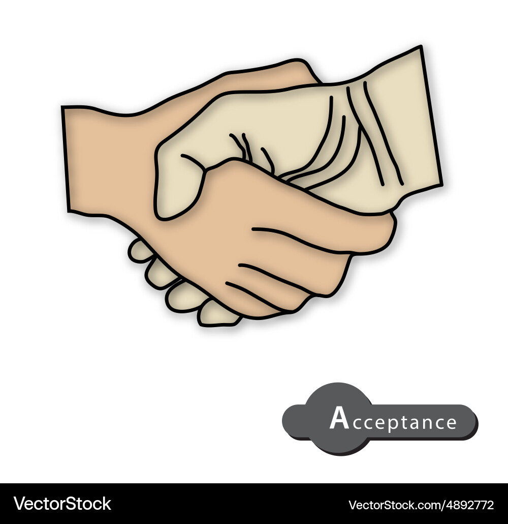 Acceptance Royalty Free Vector Image - VectorStock