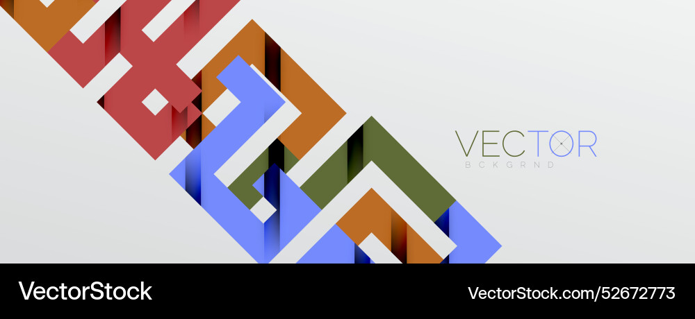 Color bend lines with shadow texture effect Vector Image