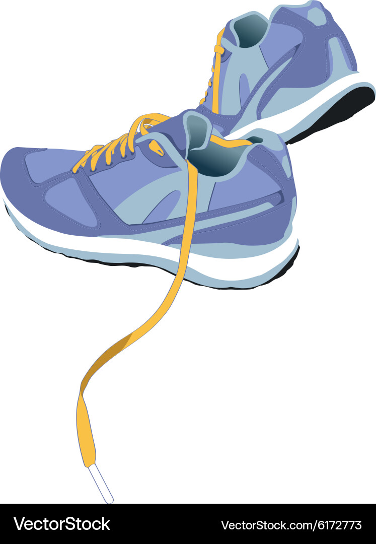 Trail running shoe Royalty Free Vector Image - VectorStock