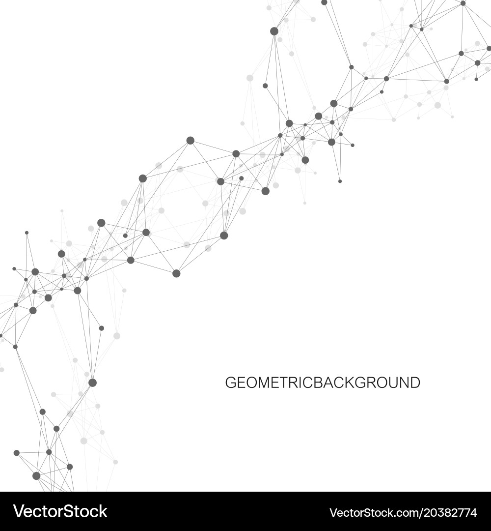 Connected Network Abstract Royalty Free Vector Image