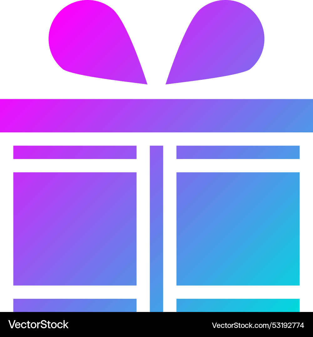 Gift icon design Royalty Free Vector Image - VectorStock