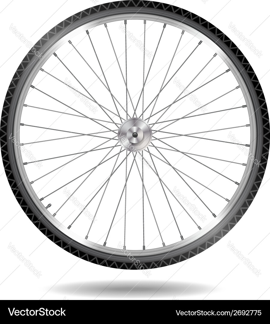 Bicycle Wheel Detail Royalty Free Vector Image