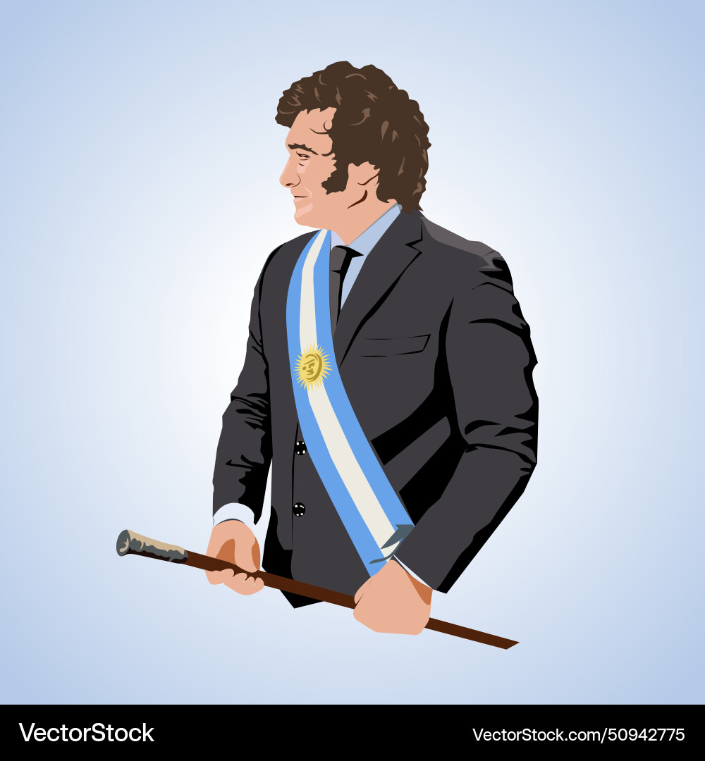 Milei Royalty Free Vector Image - VectorStock