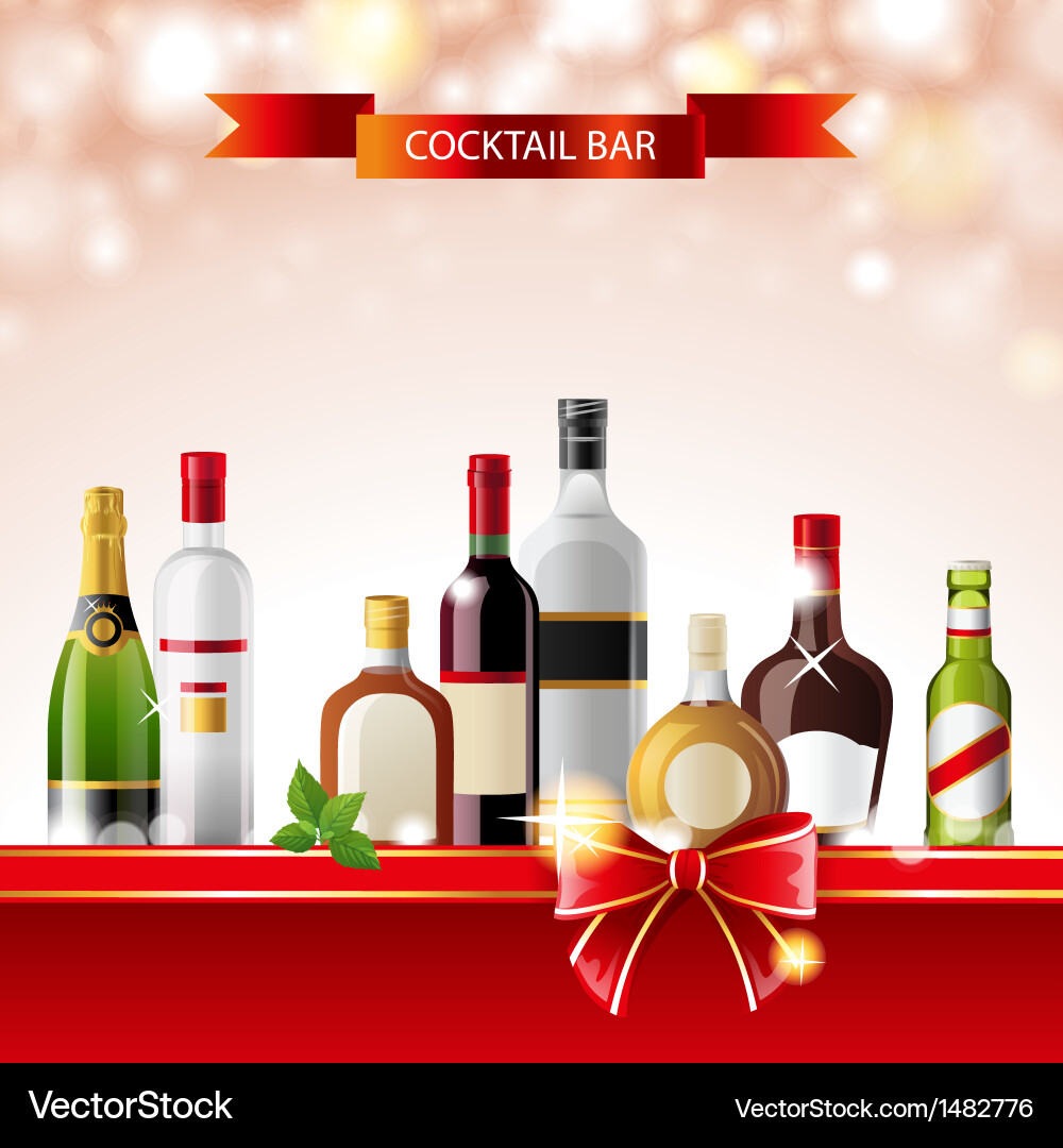 Cocktail bar Royalty Free Vector Image - VectorStock