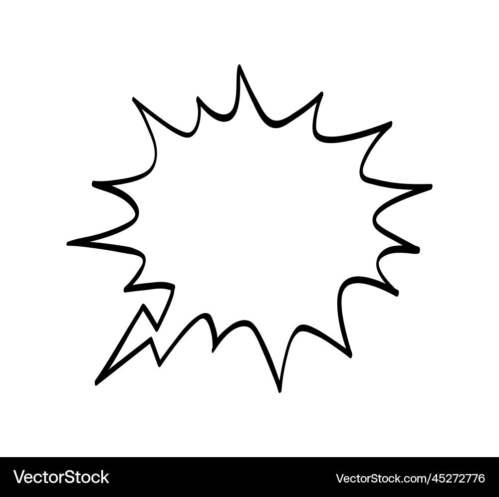 Comic Book Speech Bubble Royalty Free Vector Image