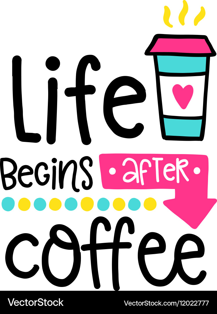 Cute lettering poster Royalty Free Vector Image