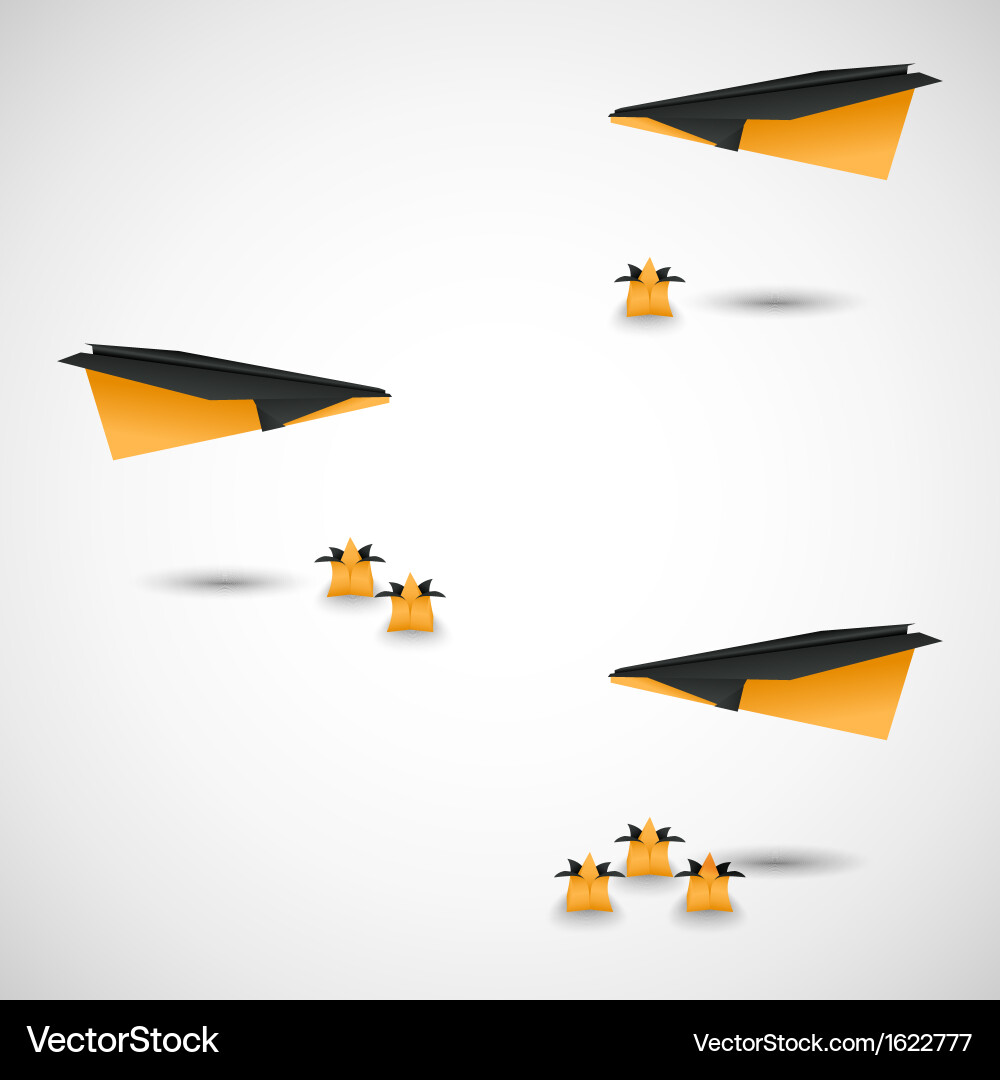 Paper plane Royalty Free Vector Image - VectorStock
