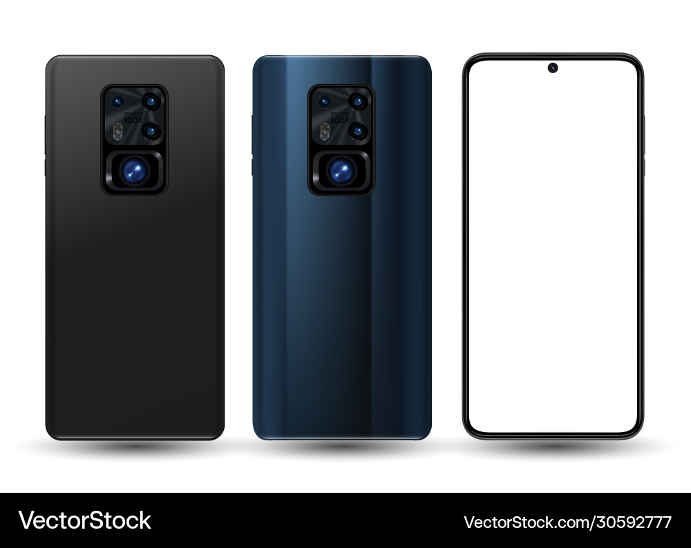 Smartphone mockup Royalty Free Vector Image - VectorStock