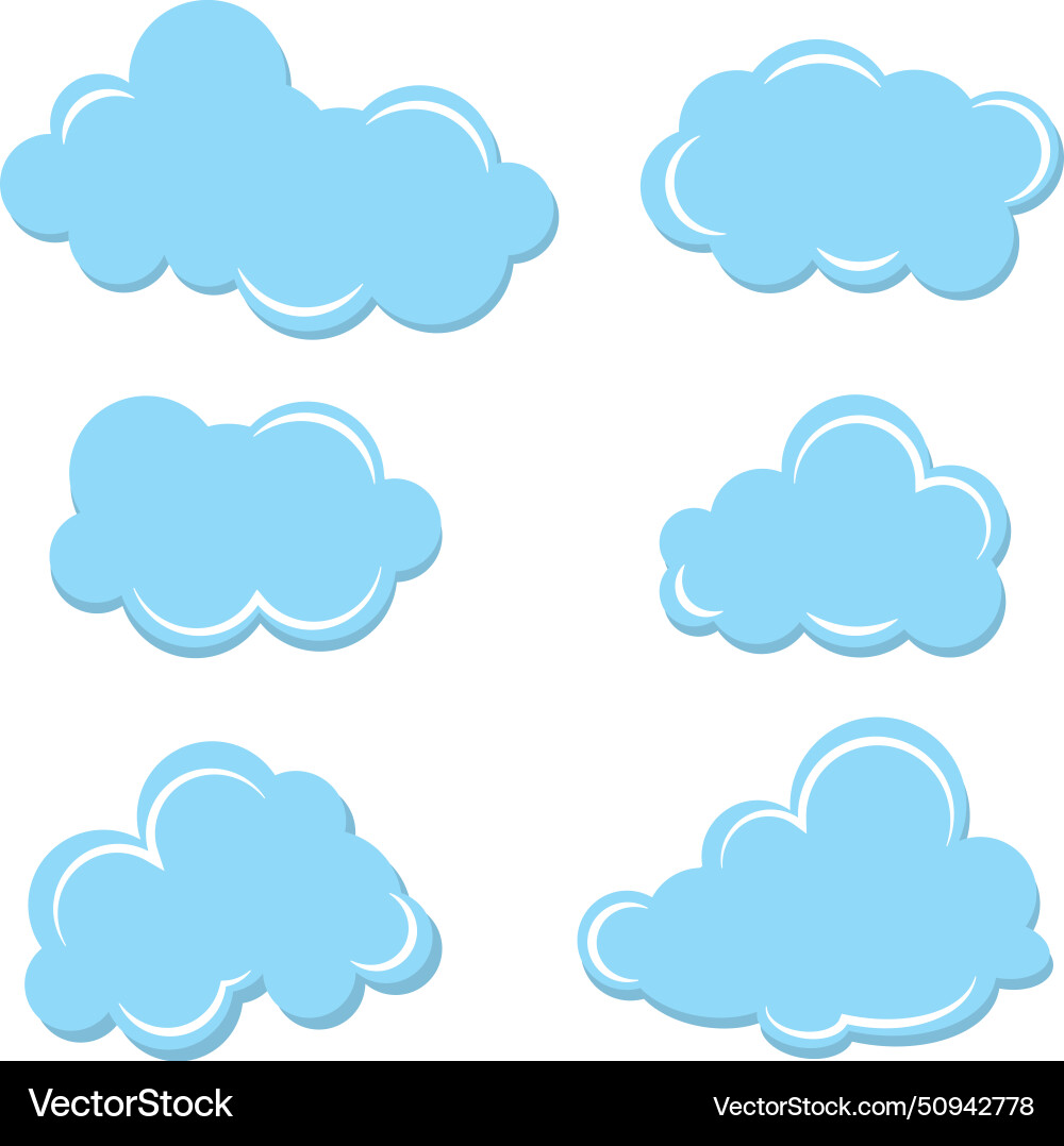 Clouds Royalty Free Vector Image - VectorStock