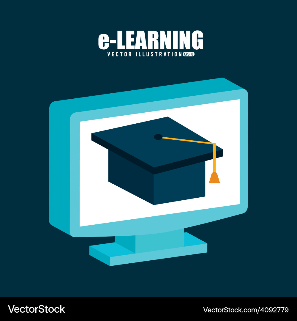 E-learning Royalty Free Vector Image - VectorStock