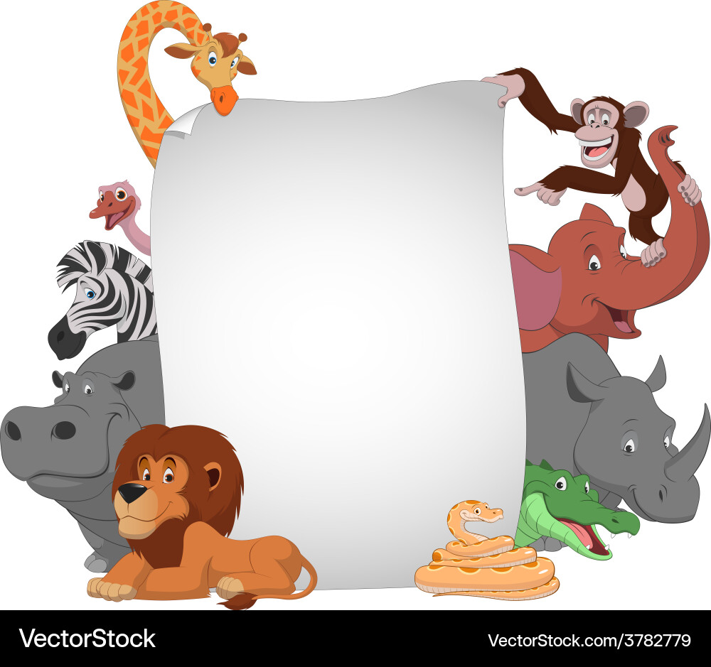 Funny animals Royalty Free Vector Image - VectorStock