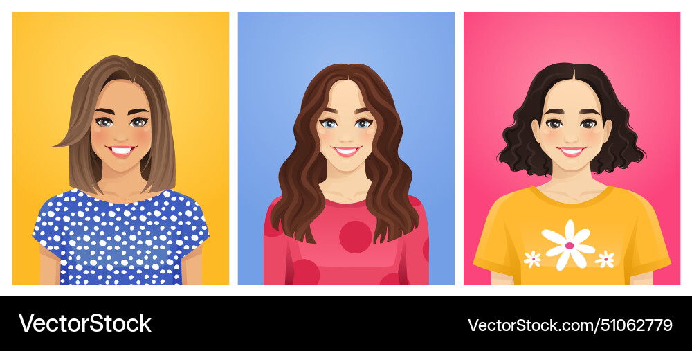 Group of women Royalty Free Vector Image - VectorStock
