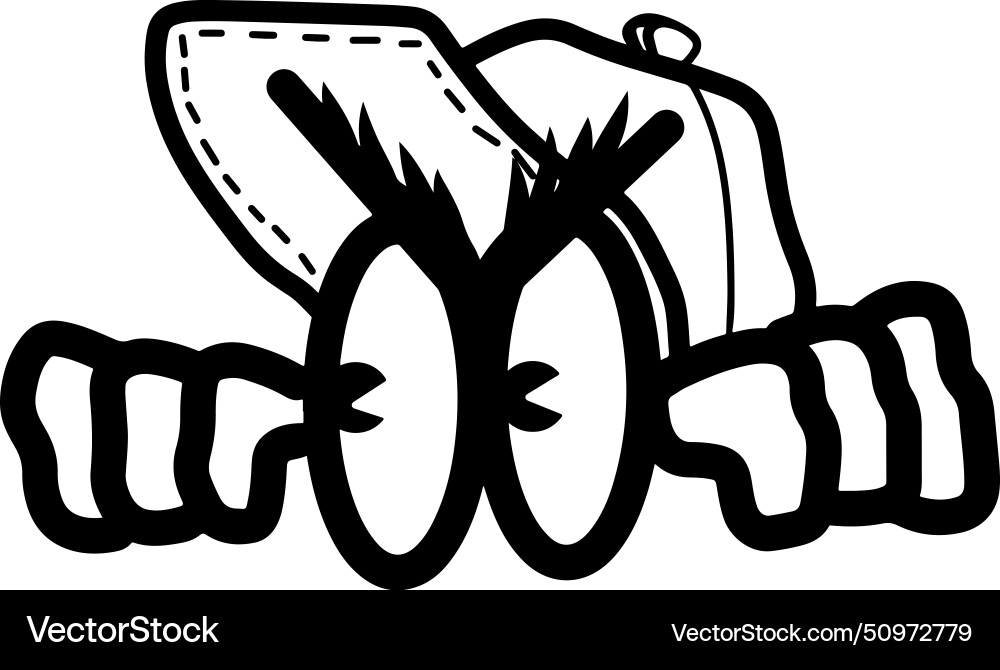 Look face Royalty Free Vector Image - VectorStock