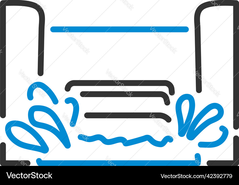 Water boat ride icon Royalty Free Vector Image