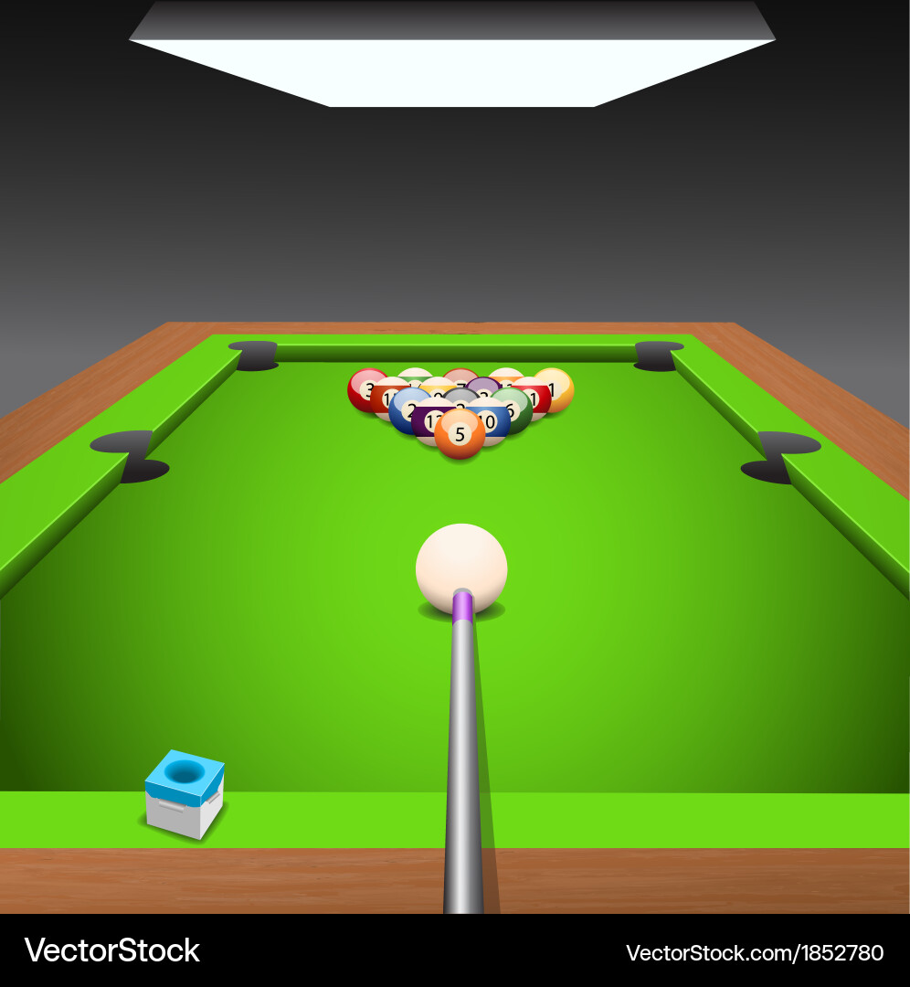 Billiard Royalty Free Vector Image - VectorStock