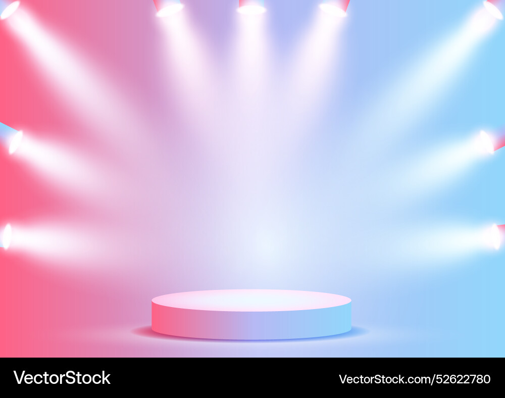 Pastel coloured display background Royalty Free Vector Image