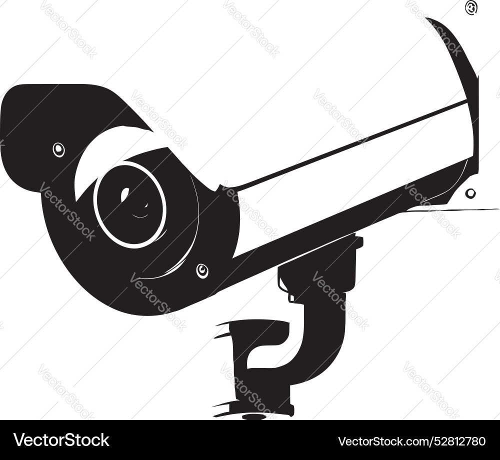 Vigilcam security camera emblem eyeguard Vector Image
