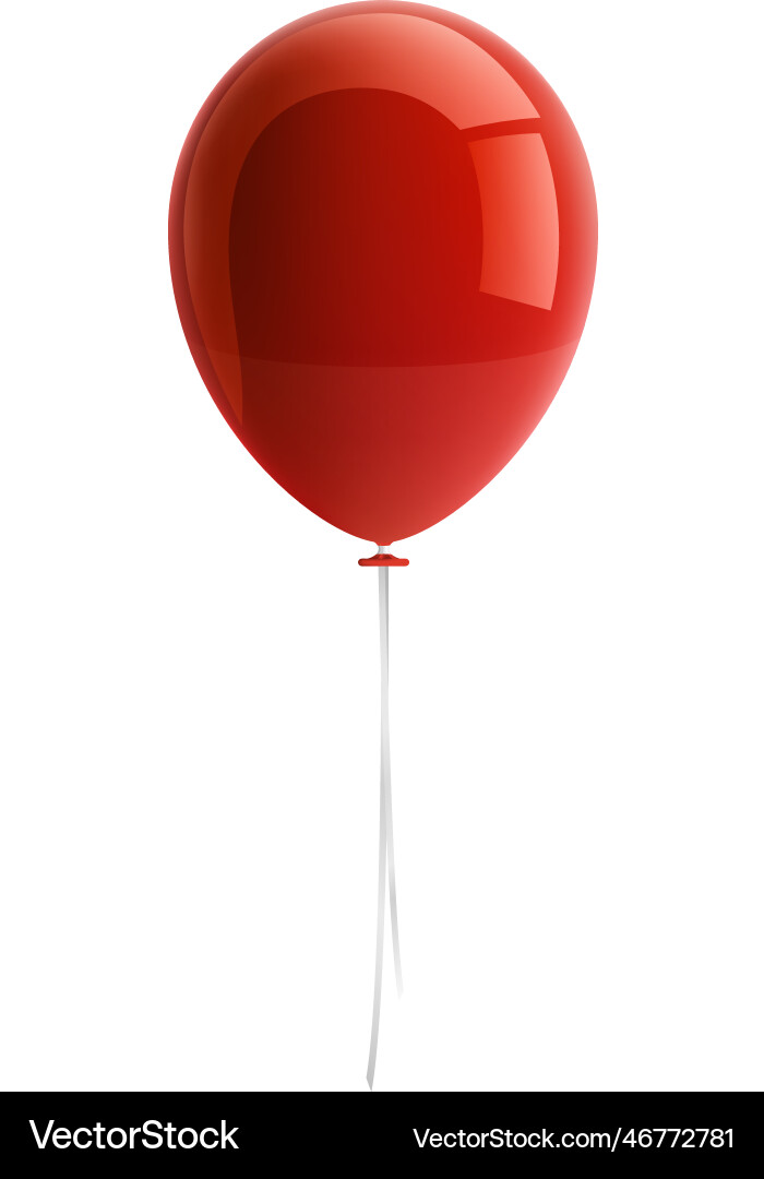 Balloon realistic Royalty Free Vector Image - VectorStock
