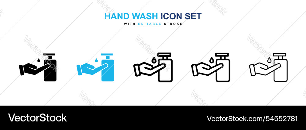Hand wash icon Royalty Free Vector Image - VectorStock